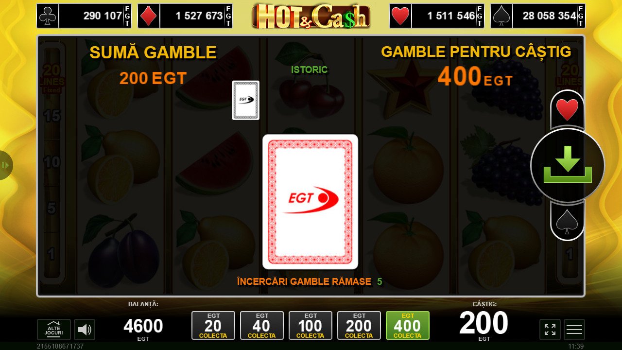 Jocuri ca la aparate Hot Cash - Cazino365